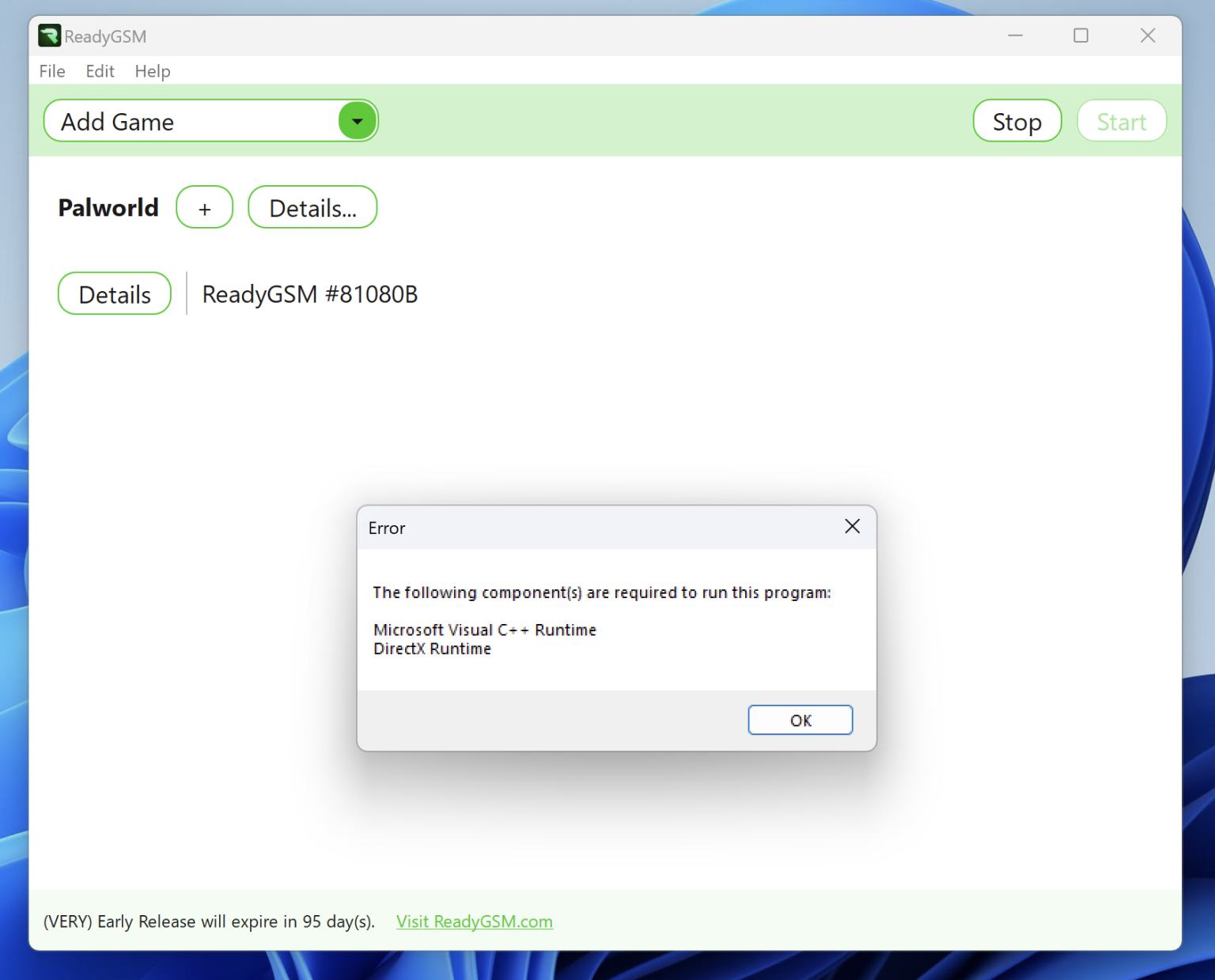 Extra steps for Palworld servers – ReadyGSM